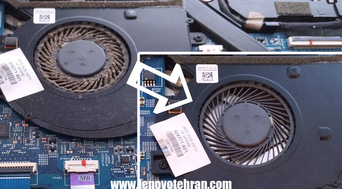 تعمیر فن لپ تاپ لنوو با کمترین هزینه و زمان