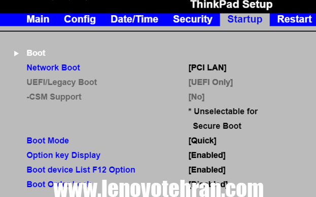 راه‌حل رفع خطای نصب نشدن آپدیت بایوس لپ تاپ لنوو